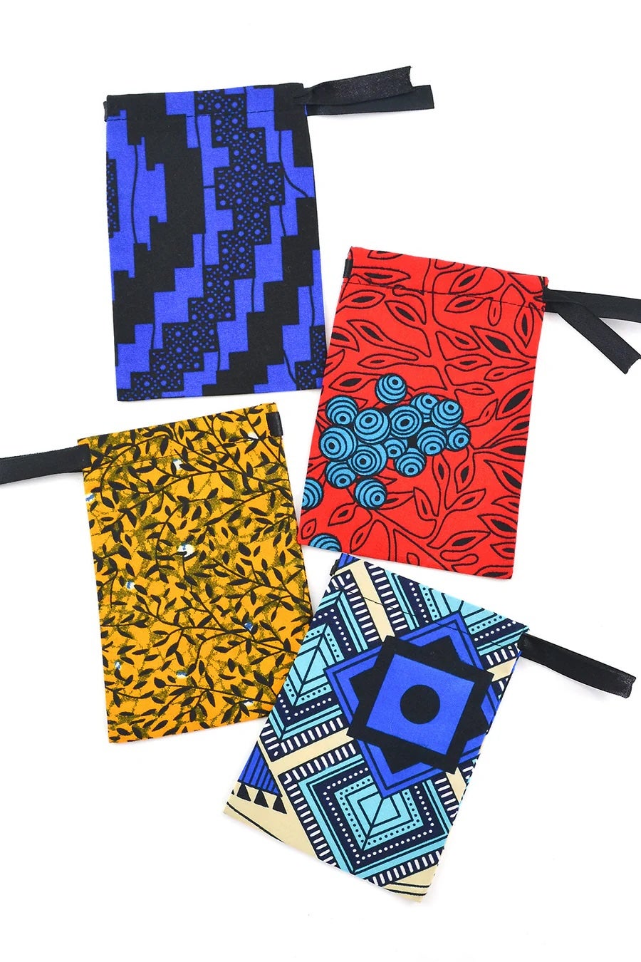 Janet's Chitenge Cloth Jewelry Pouches - Assorted Patterns | King ...